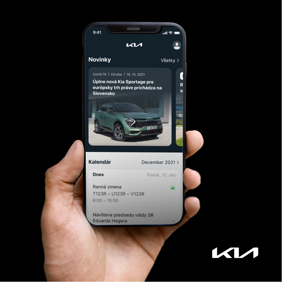 #grpartners: internal mobile application for the Kia Slovakia | GoodRequest